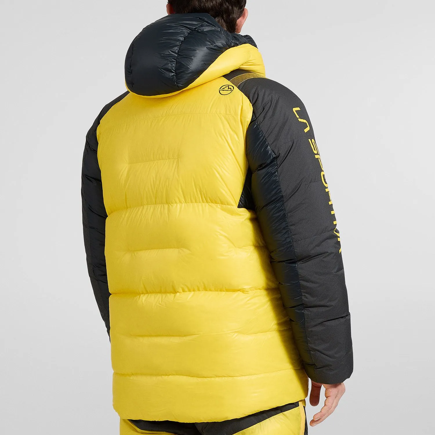 Olympus Tech Down Parka - Black/Yellow - La Sportiva® UK EU Official Store